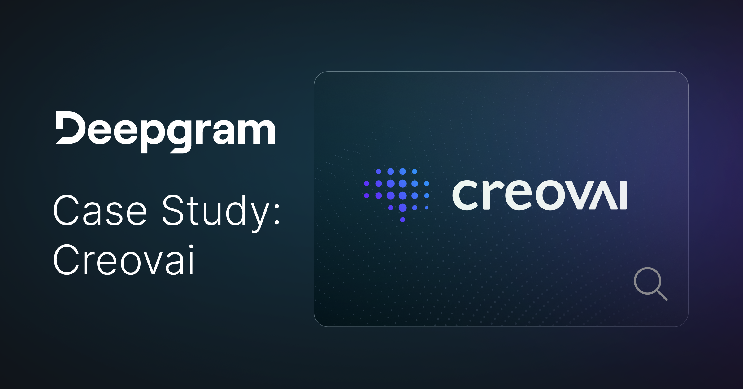 Case Study: Creovai - Accurate Transcripts | Deepgram