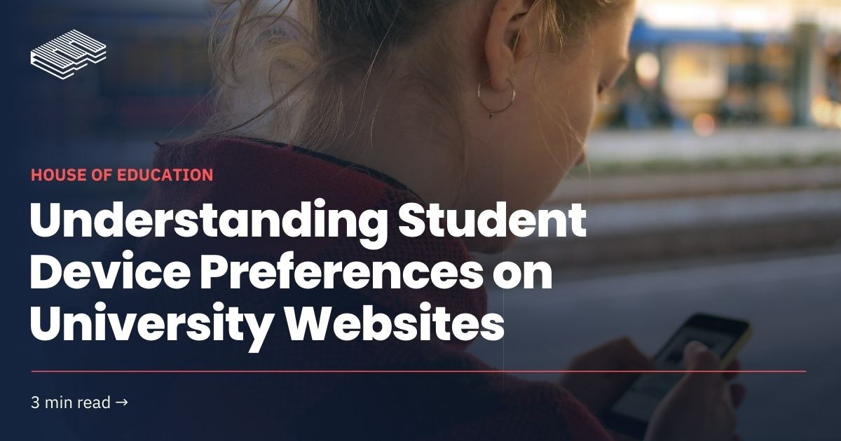 Student Device Trends on University Websites