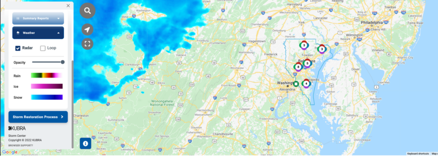 Advancing KUBRA's Storm Center Outage Map with Xweather - Xweather Advancing KUBRA's Storm Center Outage Map with Xweather - Xweather