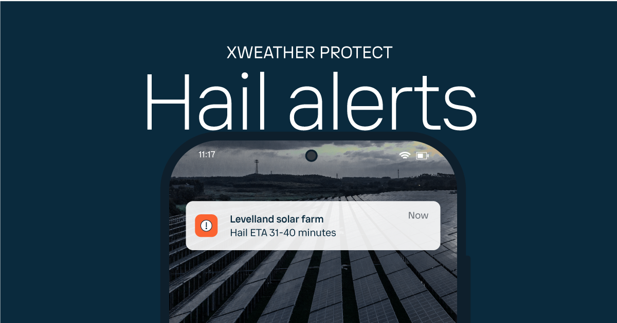 How to set up hail forecast alerts - Xweather