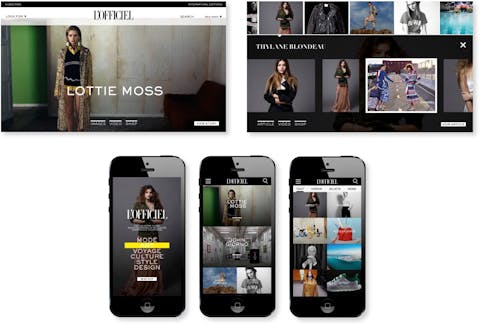 L’Officiel - Website Design & Development - LeanPanda