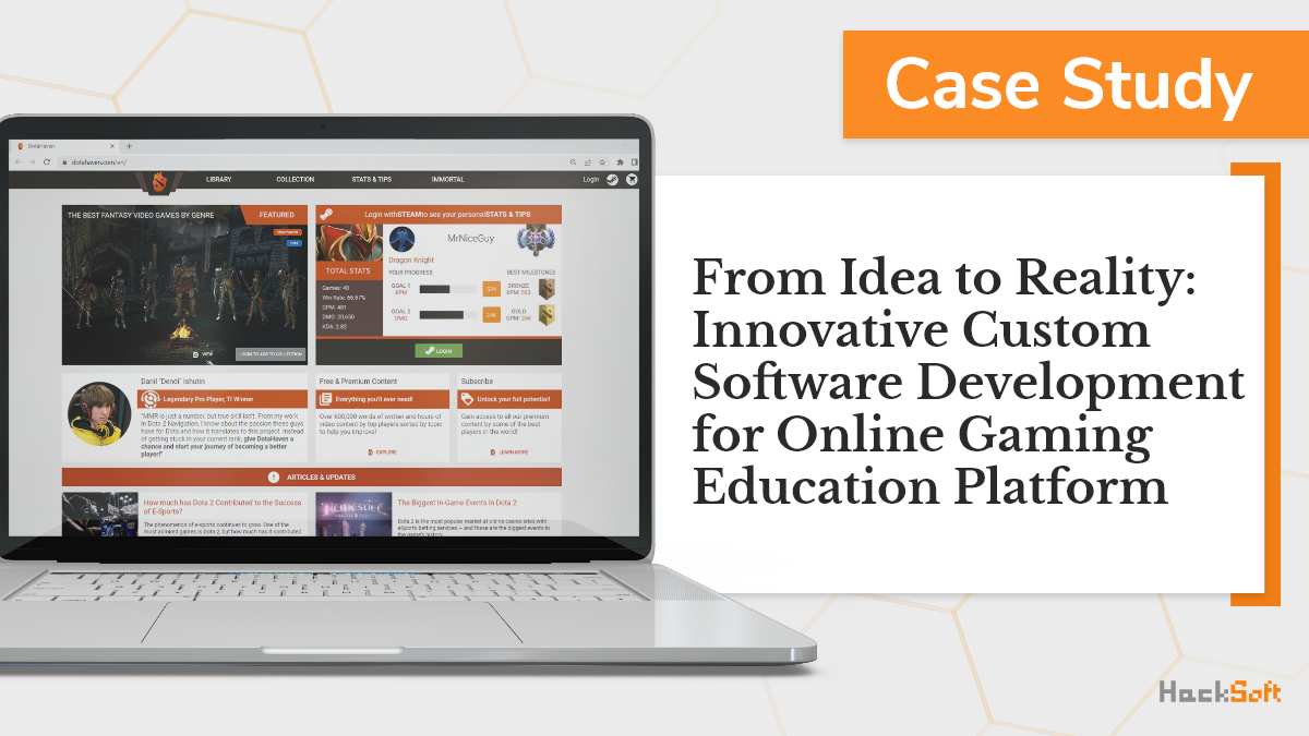 Case Study | End-to-end Software Development for a Gaming Related CMS ...