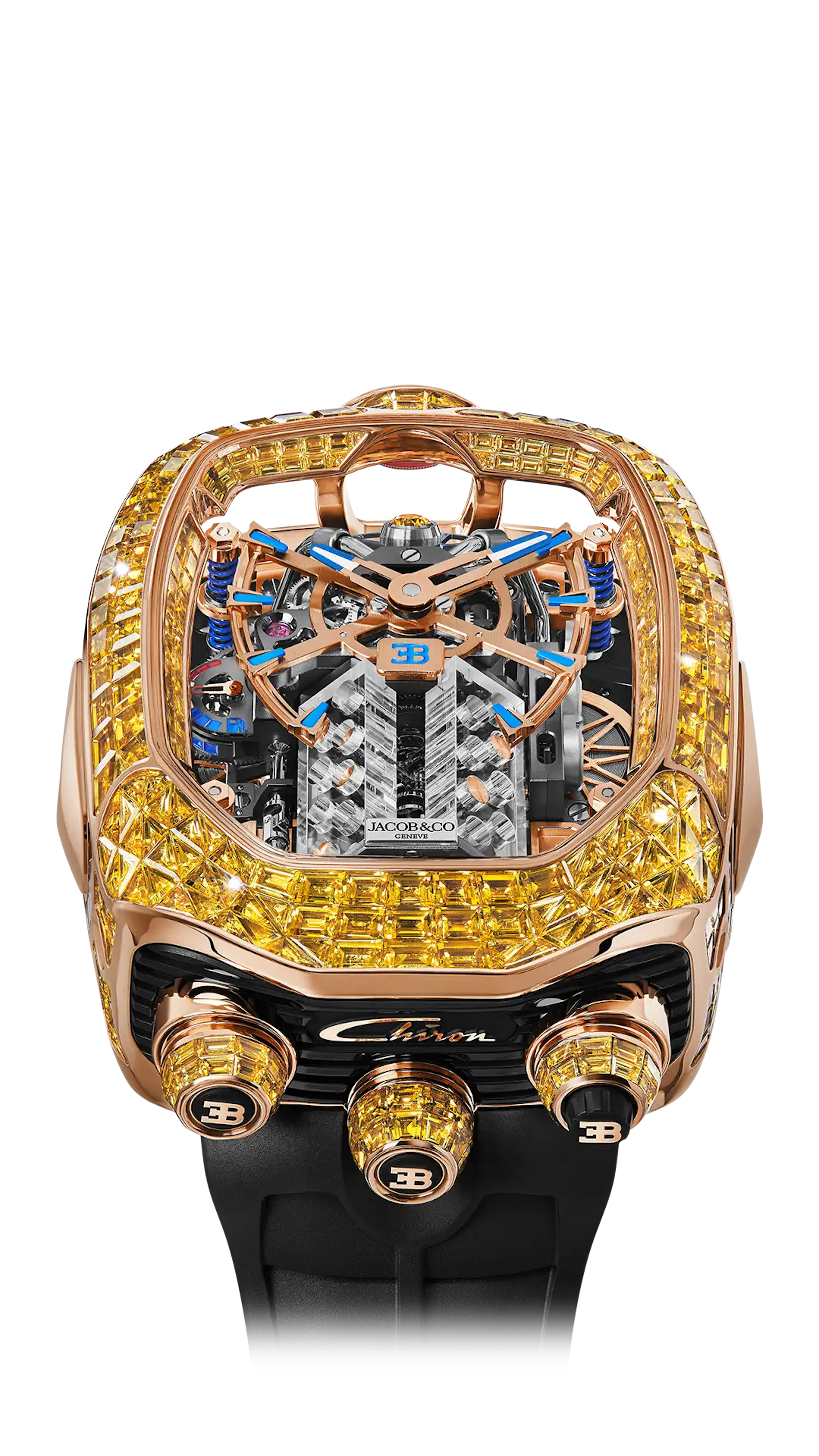 Bugatti Chiron Tourbillon Baguette | Jacob & Co.