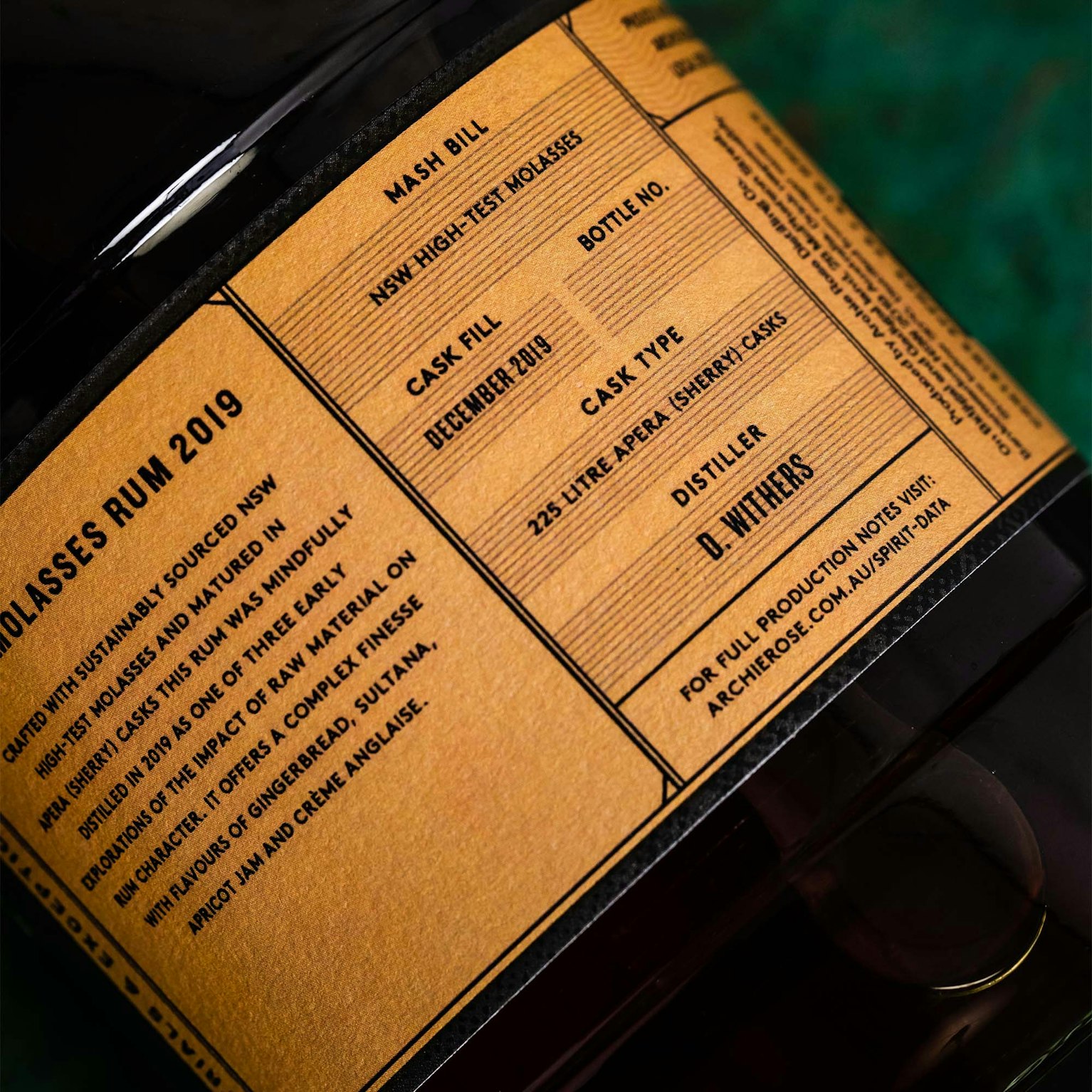 Archive Stock - Fancy Molasses Rum