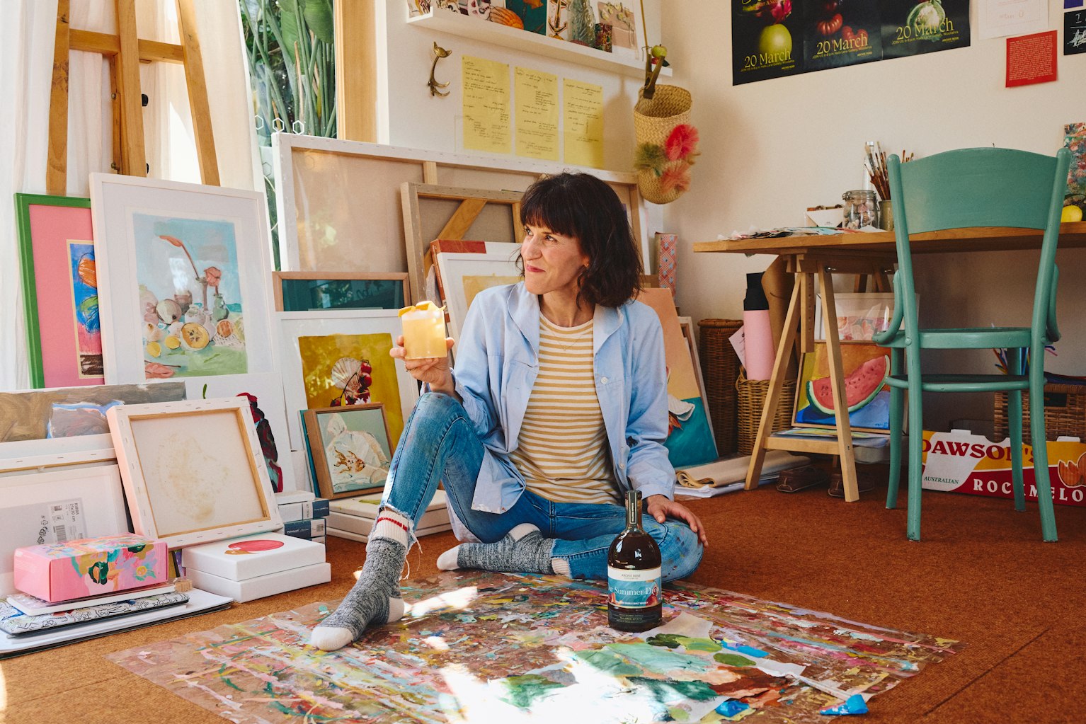 In the Studio with Nicole Nelius: The Art of an Australian Summer