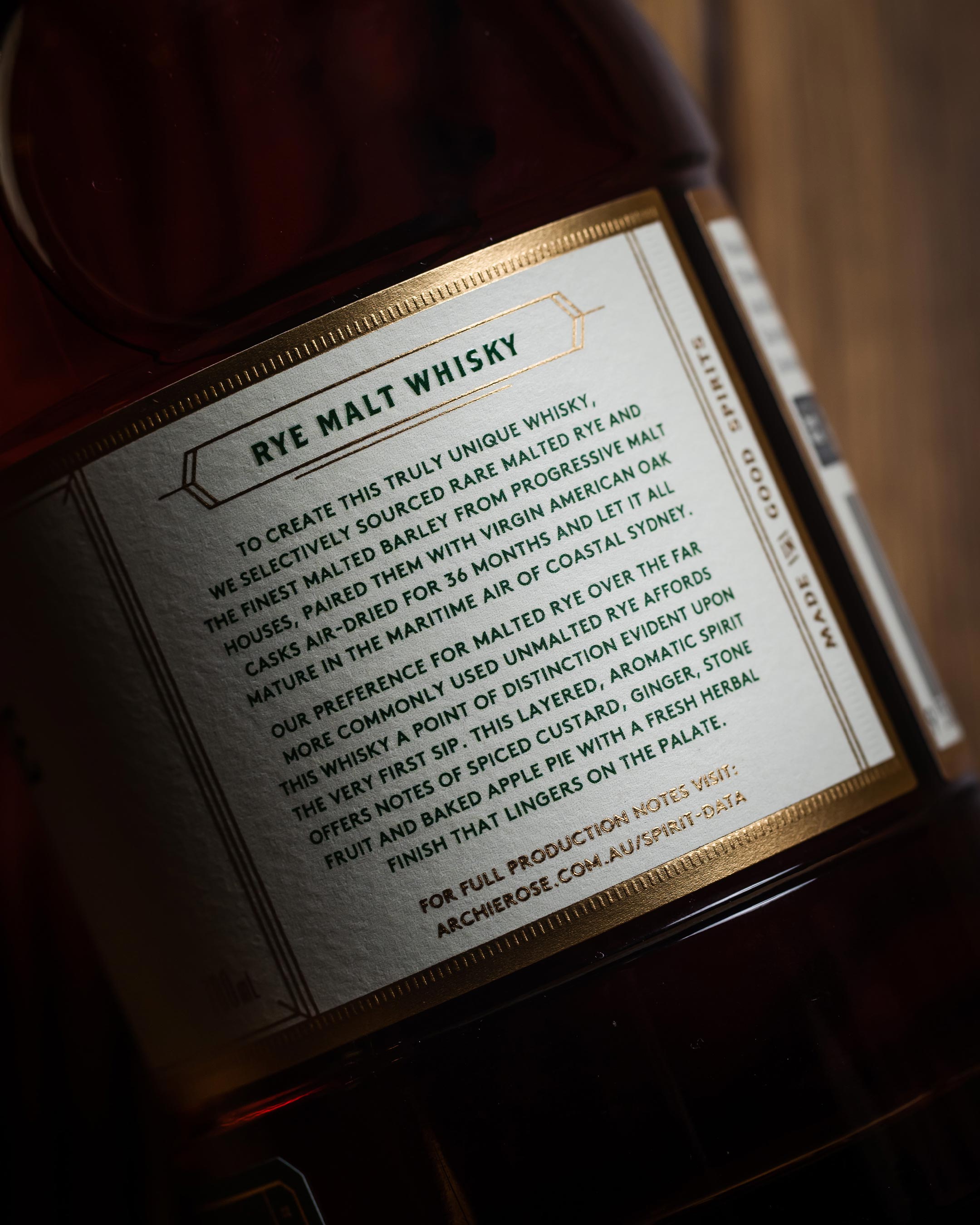 Shop Award Winning Rye Malt Whisky Online | Archie Rose