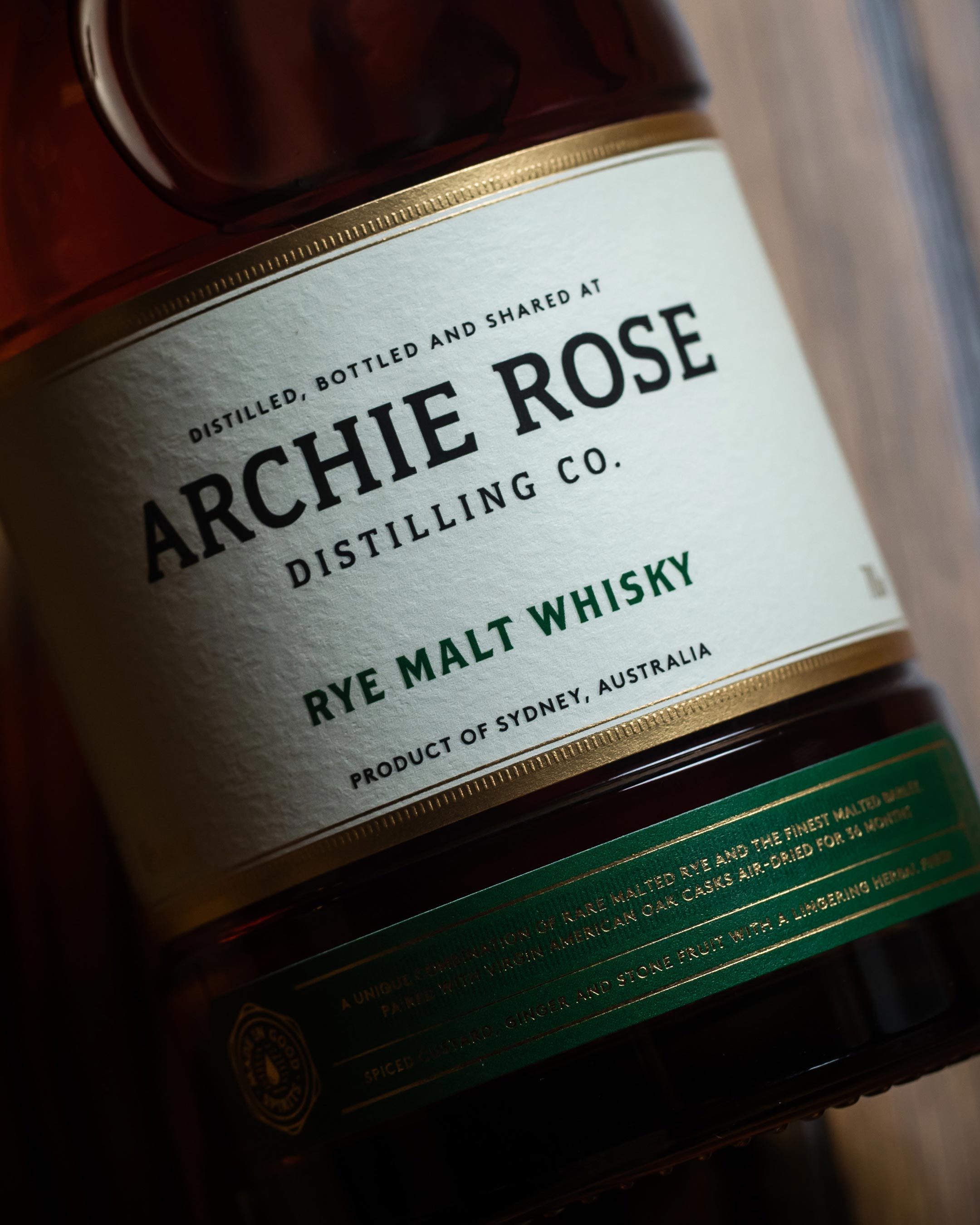 Shop Award Winning Rye Malt Whisky Online | Archie Rose