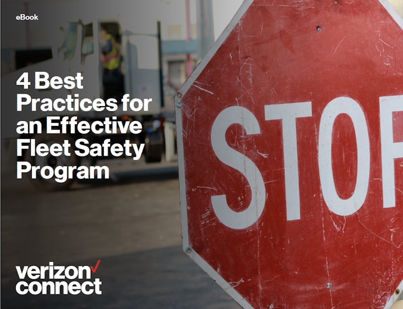 4 Best practices for an effective fleet safety program | Verizon Connect