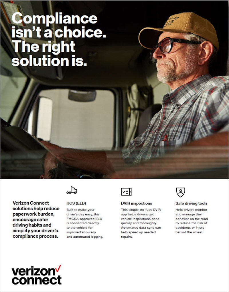 Verizon Connect Compliance Brochure | Verizon Connect