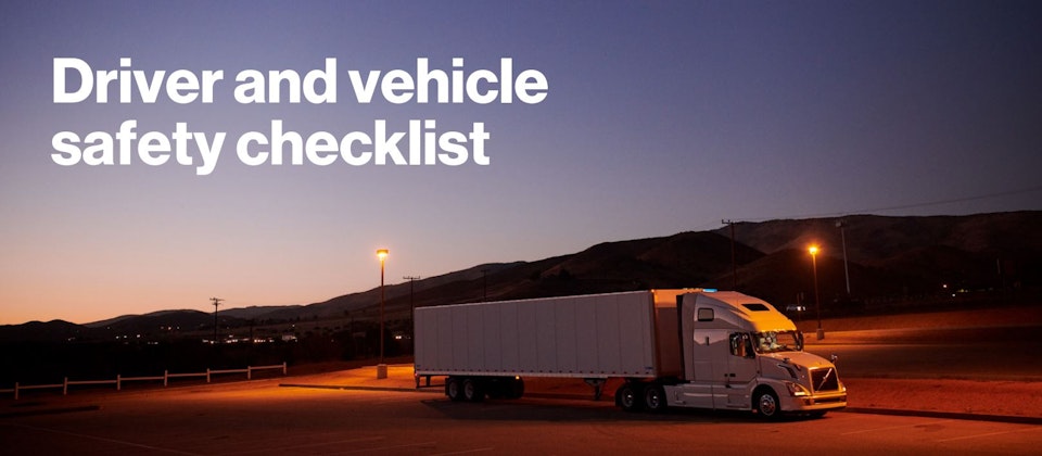 A Checklist for Truck Driver Safety | Verizon Connect