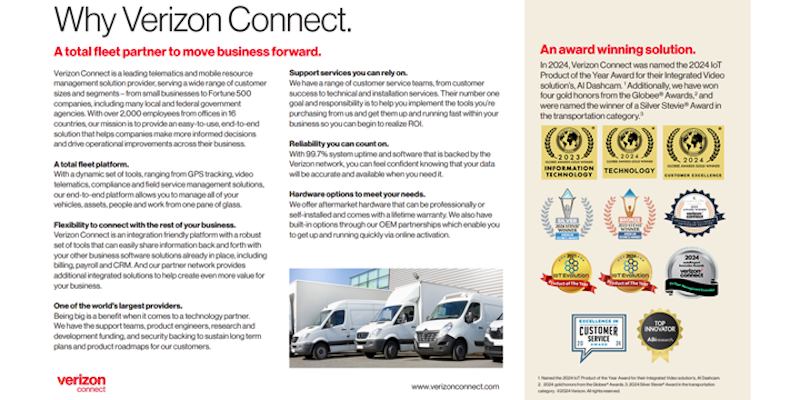 Why Choose Verizon Connect | Verizon Connect