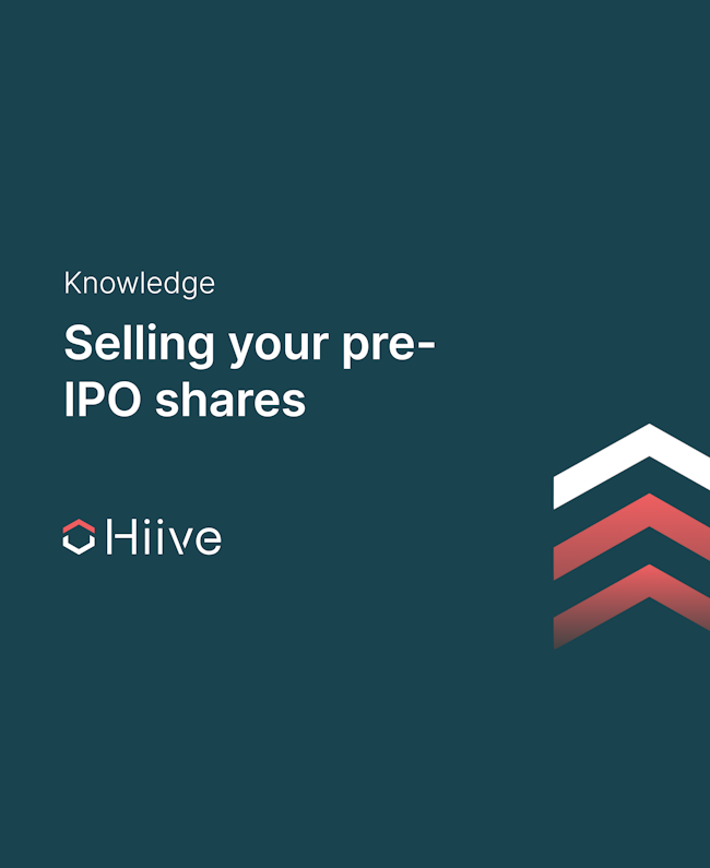 Selling pre-IPO shares