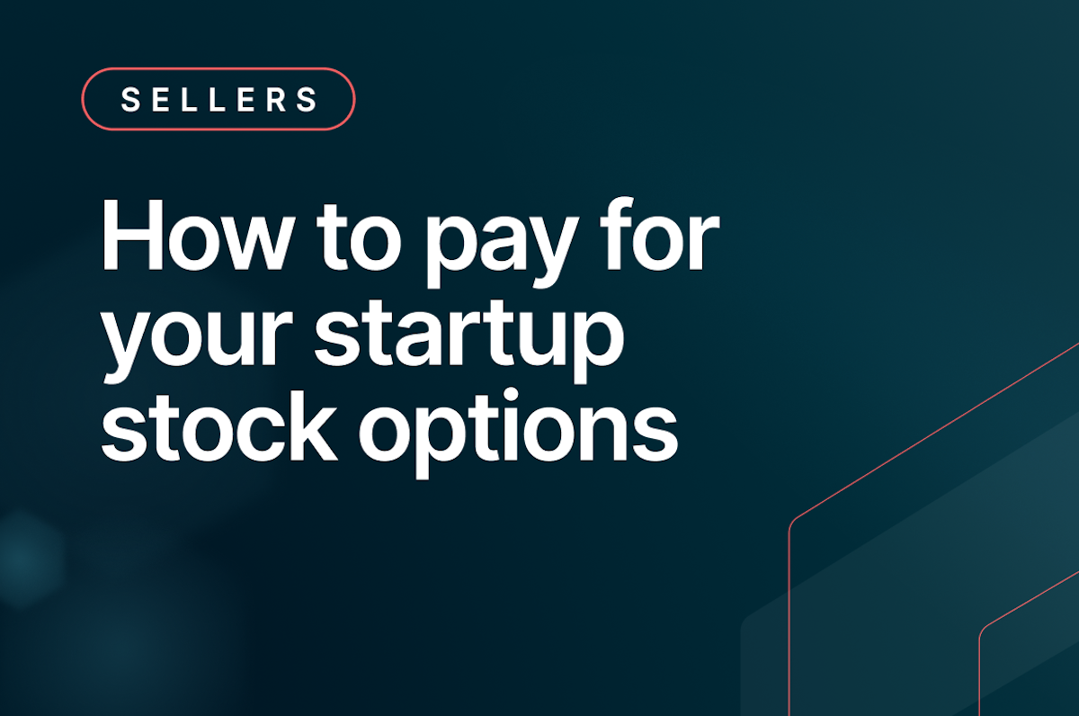 How to pay for your startup stock options