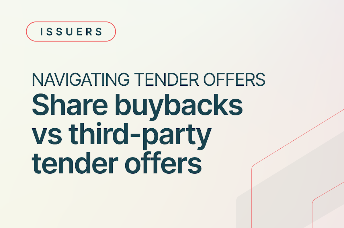 Share buybacks versus third-party tender offers