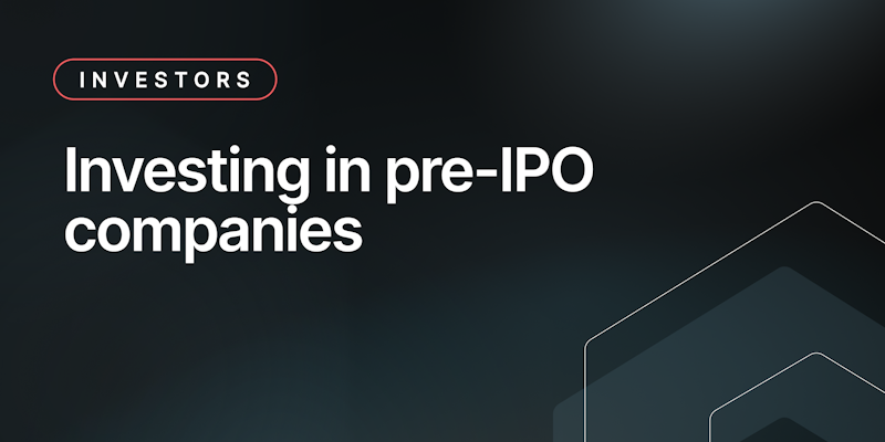 Investing in pre-IPO companies